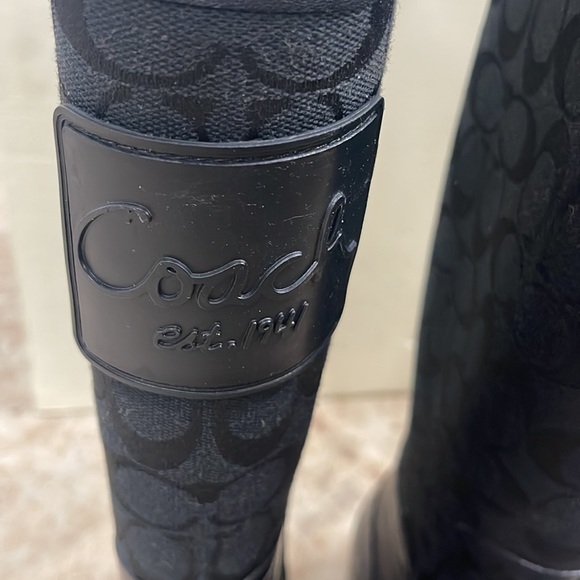 Shoes | Coach Pearl Rain Boot Nib | Poshmark